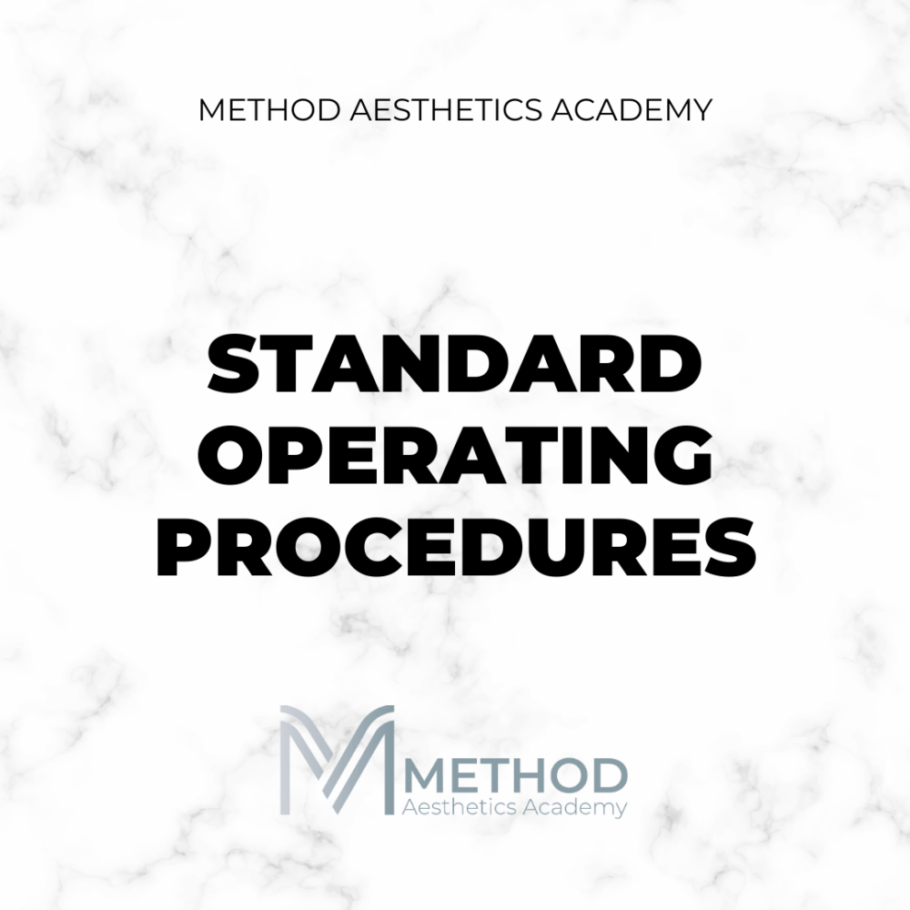 Standard Operating Procedures - Method Aesthetics